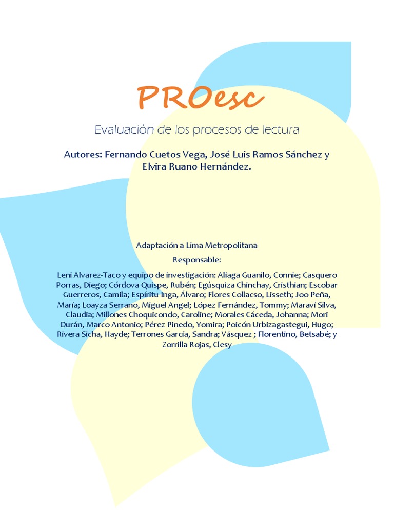 Manual Proesc 11 de Junio 2018 | PDF | Palabra | Oración (Lingüística)