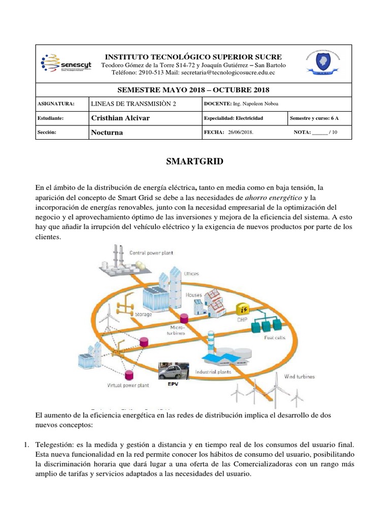 Smart Grid | PDF | Red inteligente | Generación distribuida