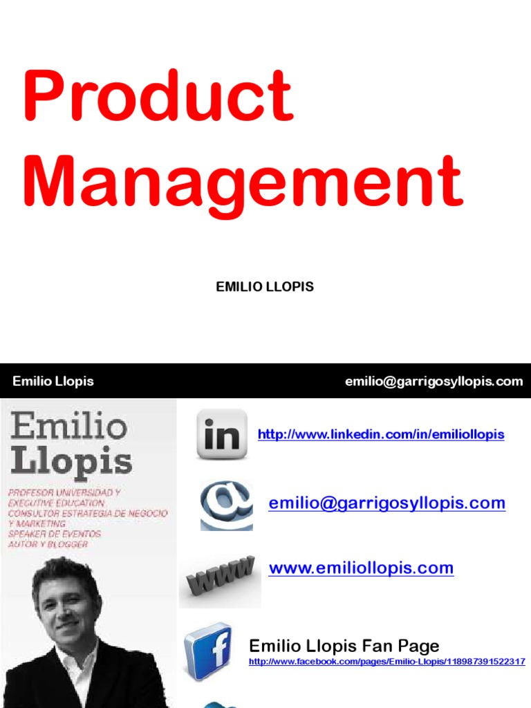 Product Management PDF | Descargar gratis PDF | Producto (Negocio ...