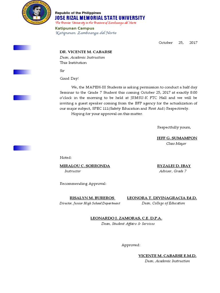 Jose Rizal Memorial State University: Katipunan, Zamboanga Del Norte | PDF