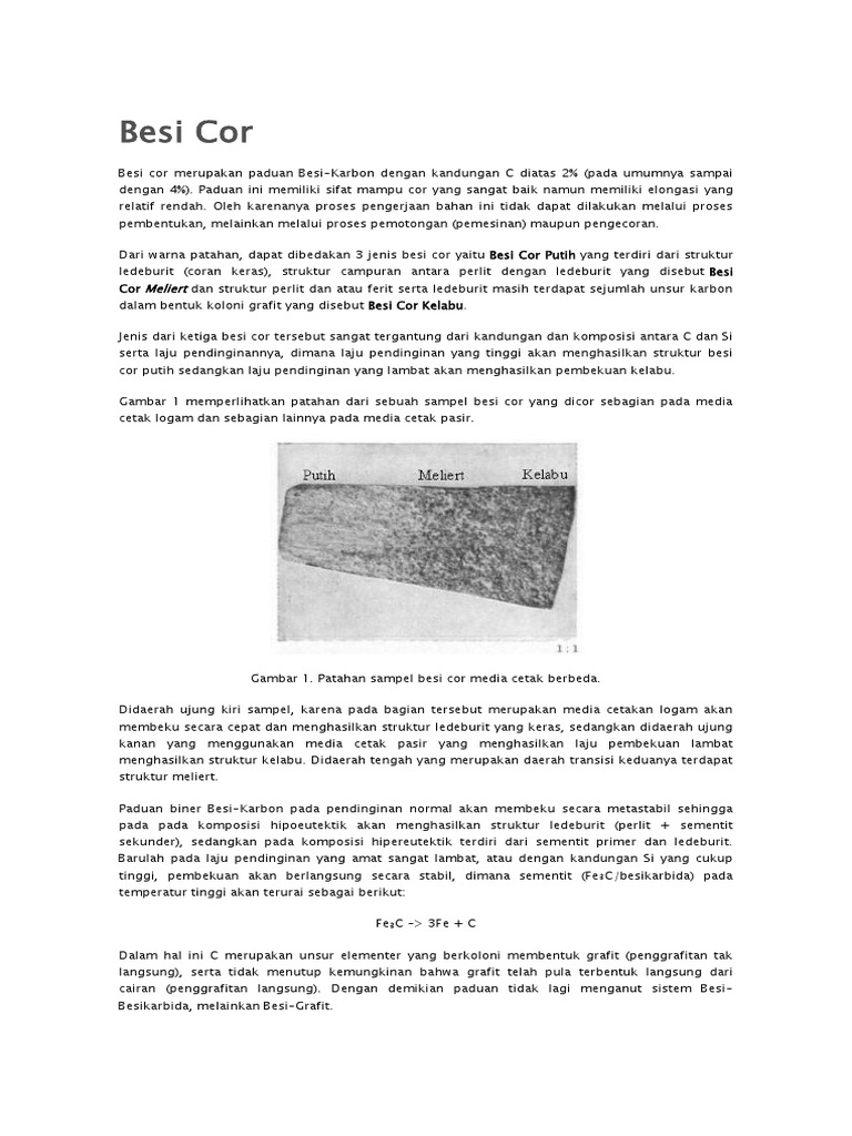 Besi Cor Nodular | PDF