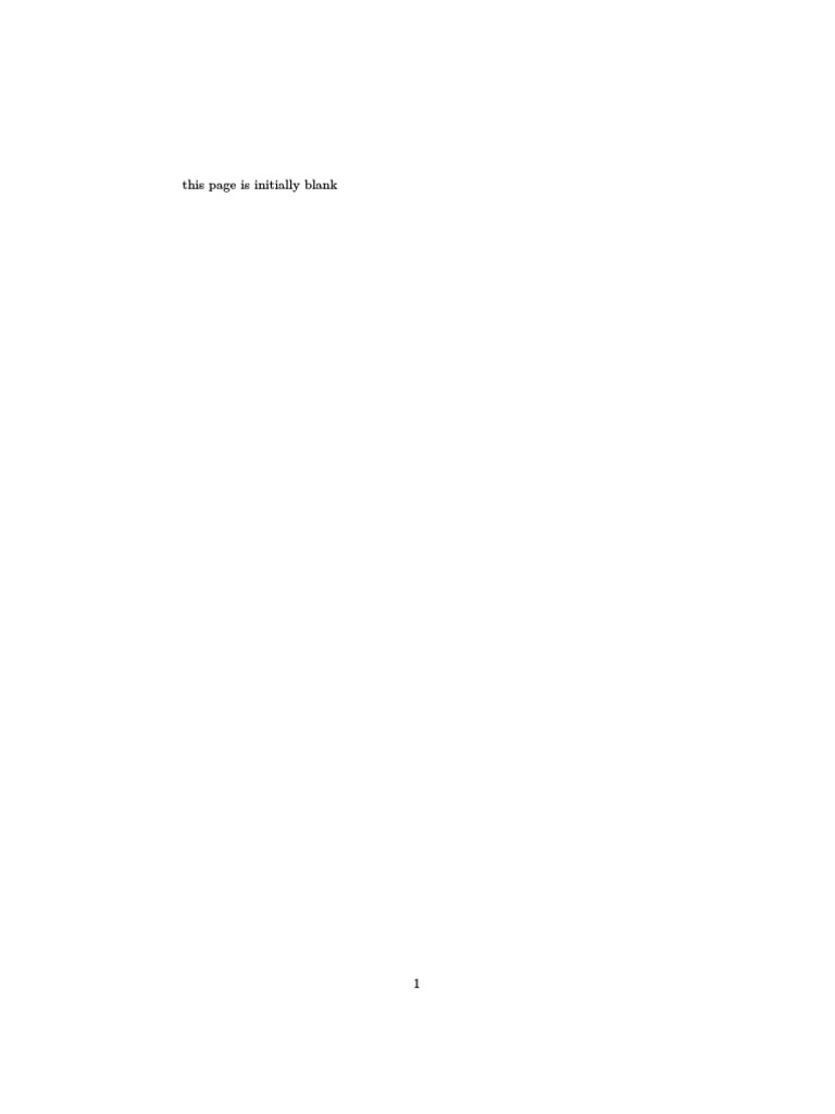 Blank Page Overview and Purpose | PDF