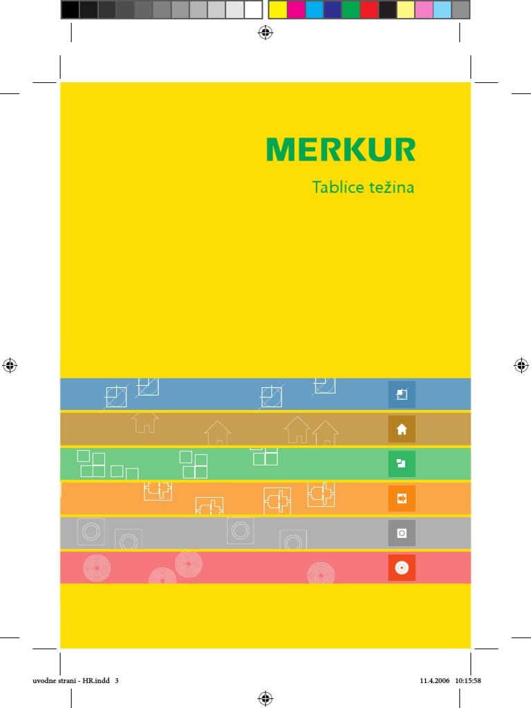 Tablice - tezina-MERKUR CELIK PDF | PDF