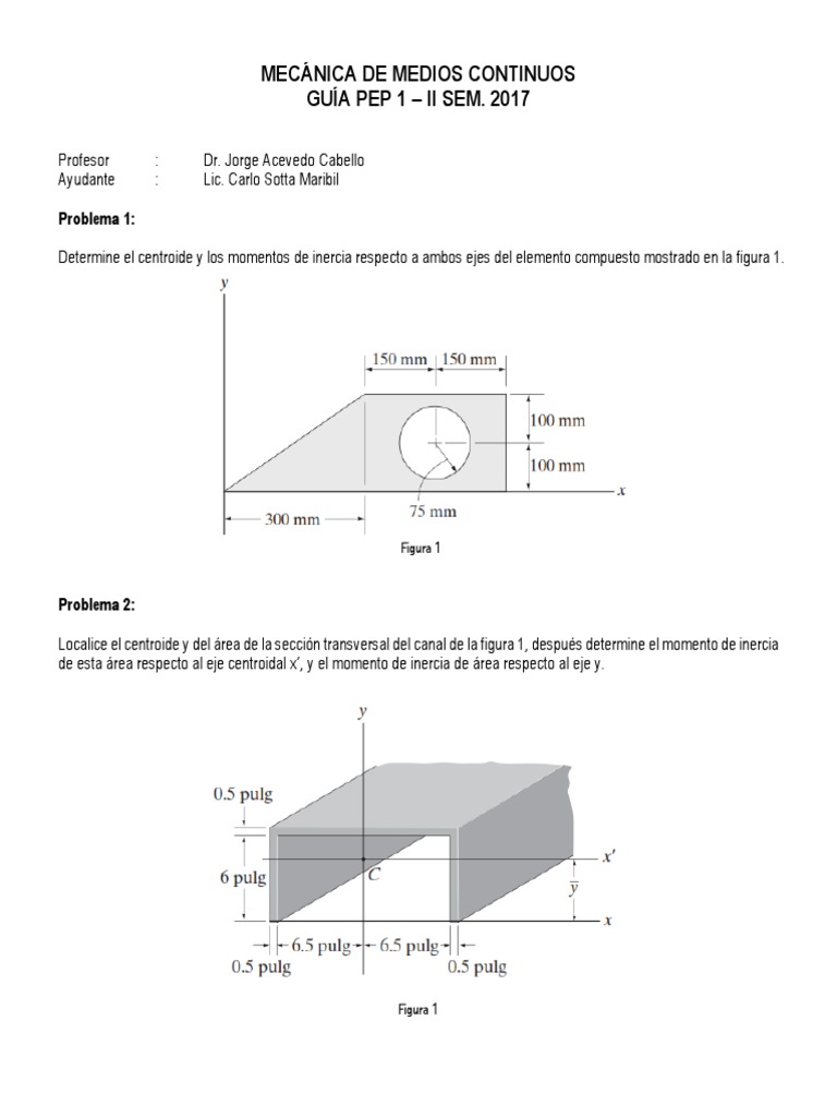 Guía PEP 1 (2017-2) (V) | PDF