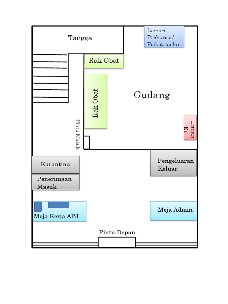 Denah PBF Sementara | PDF