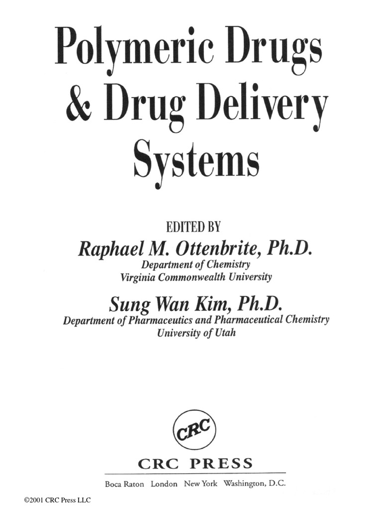 Polymeric Drugs and Drug Delivery System | PDF | Polymers | Carboxylic Acid