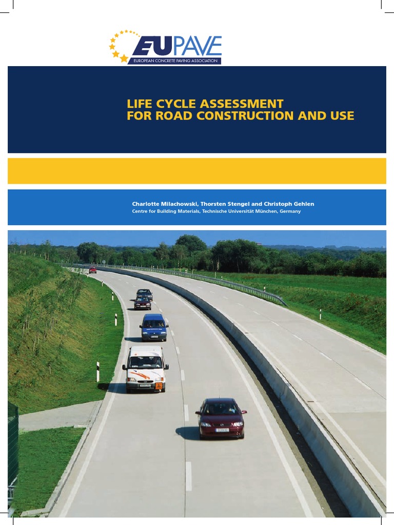 Life Cycle Assessment For Road Construction and Use | PDF | Life Cycle ...
