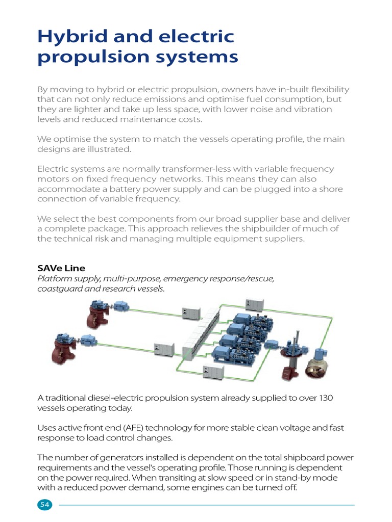 Hybrid Electric Propulsion Systems Overview | PDF | Marine Propulsion ...