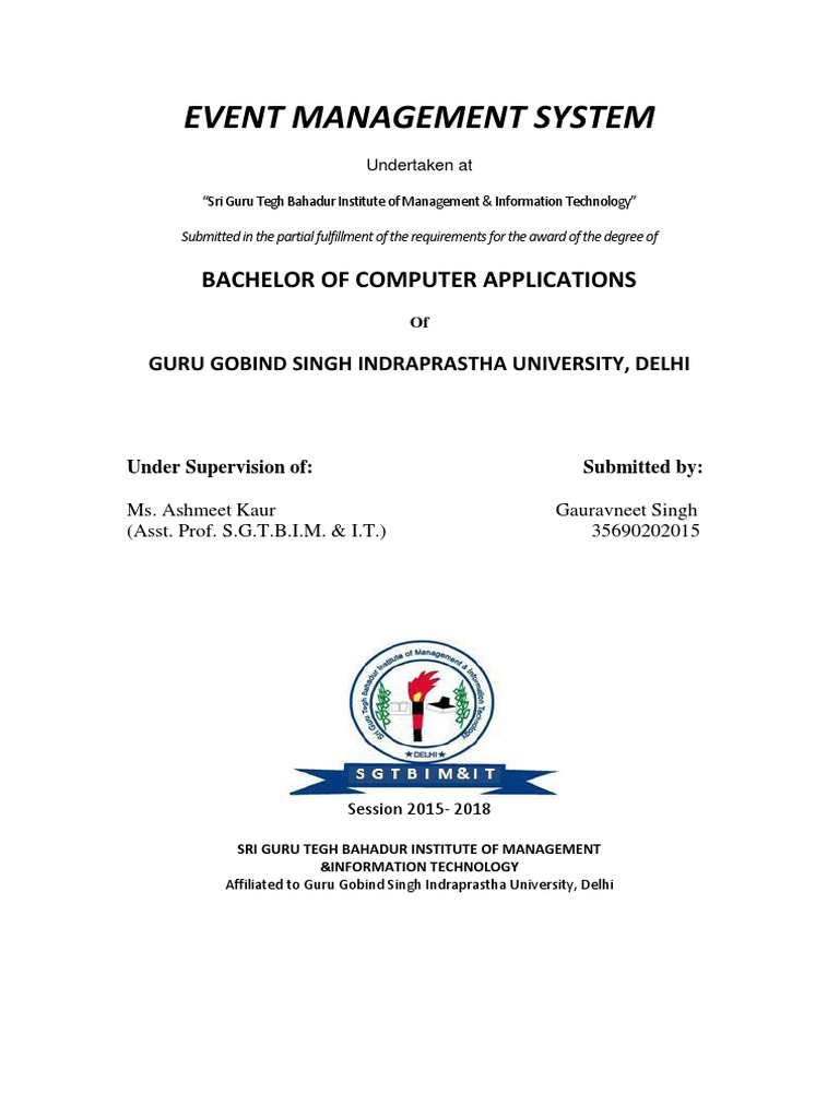 Event Management System | PDF | Database Design | Databases