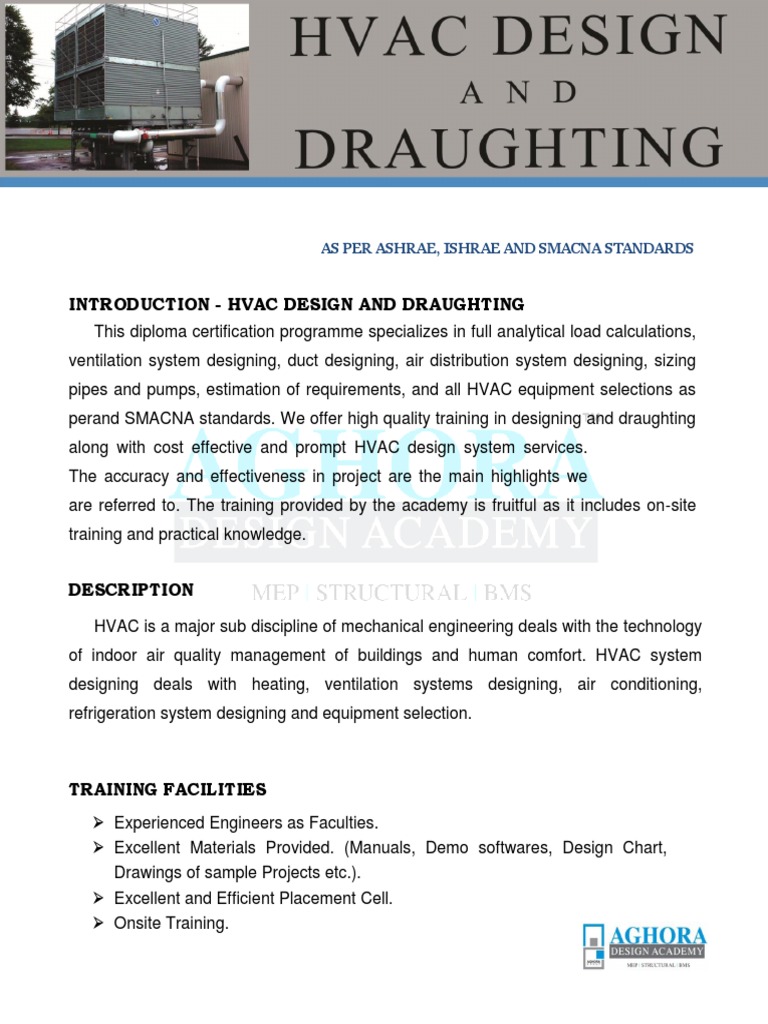 Introduction - Hvac Design and Draughting: As Per Ashrae, Ishrae and ...