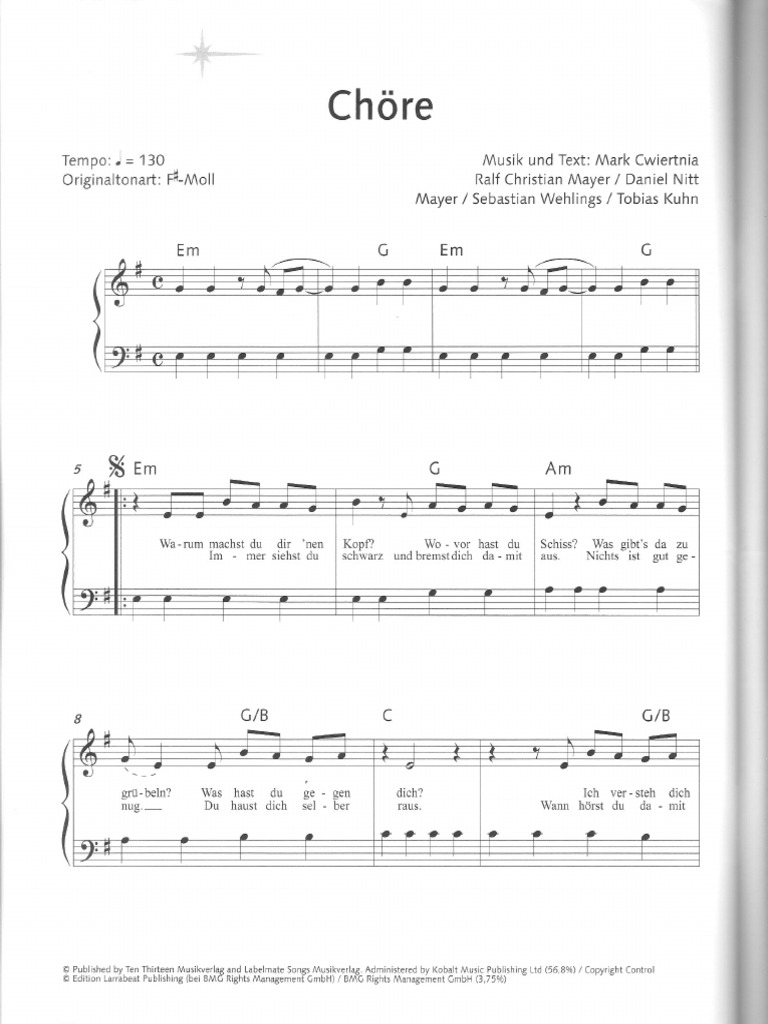 Mark Forster Chre Text Pdf