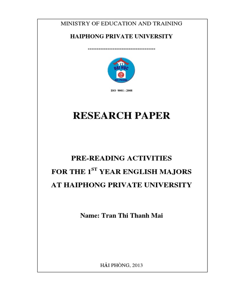 Pre-Reading Activities for English Majors | PDF | Reading Comprehension ...