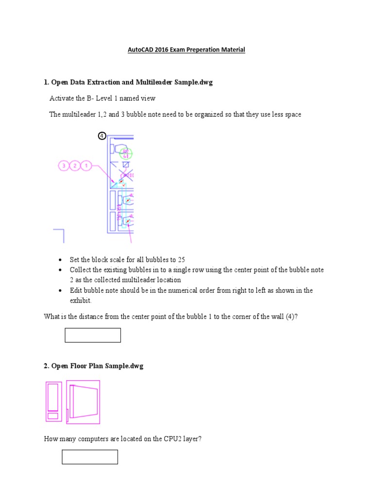 AutoCAD 2016 Exam Preparation Guide | PDF | Auto Cad | Angle