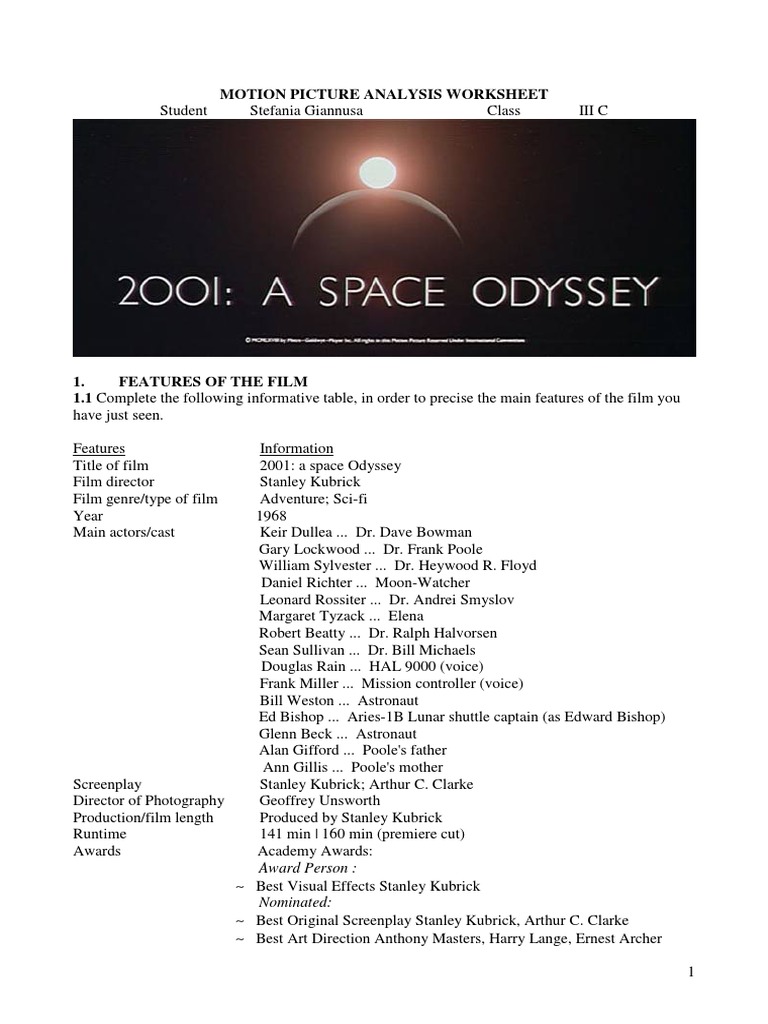 2001 A Space Odyssey PDF | PDF | Film Score | Leisure