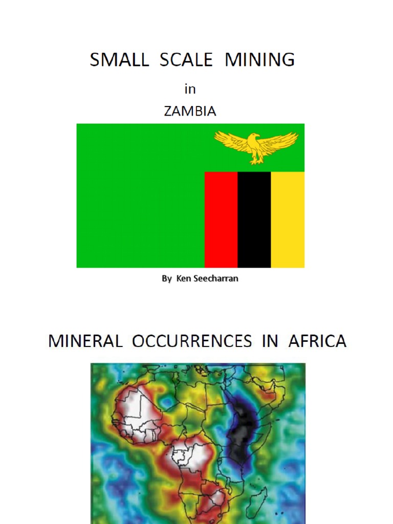 Small Scale Mining in Zambia | PDF | Zambia | Mining