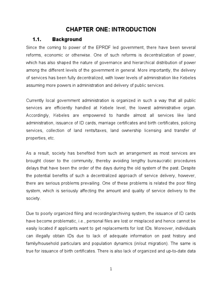 Kebele ID Card Issuance Challenges | PDF | Identity Document | Databases