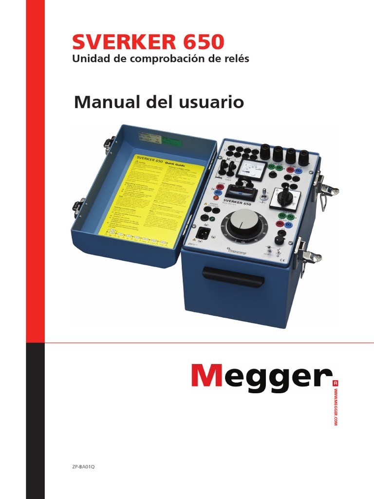 Sverker-650 Ug Es v01 | PDF | Corriente eléctrica | Relé