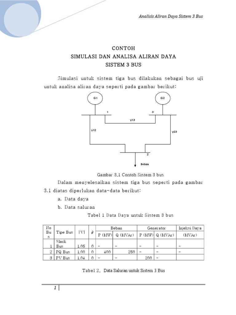 Contoh 3 Bus | PDF