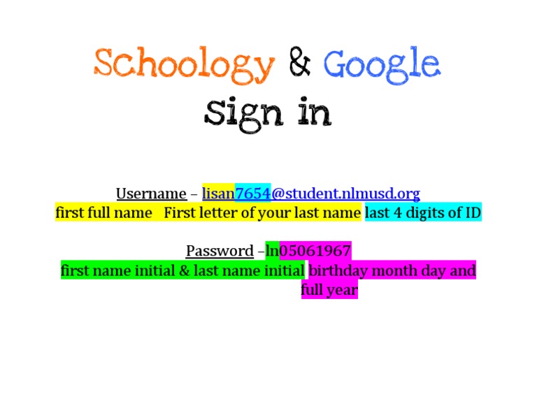 Schoology: & Sign in | PDF