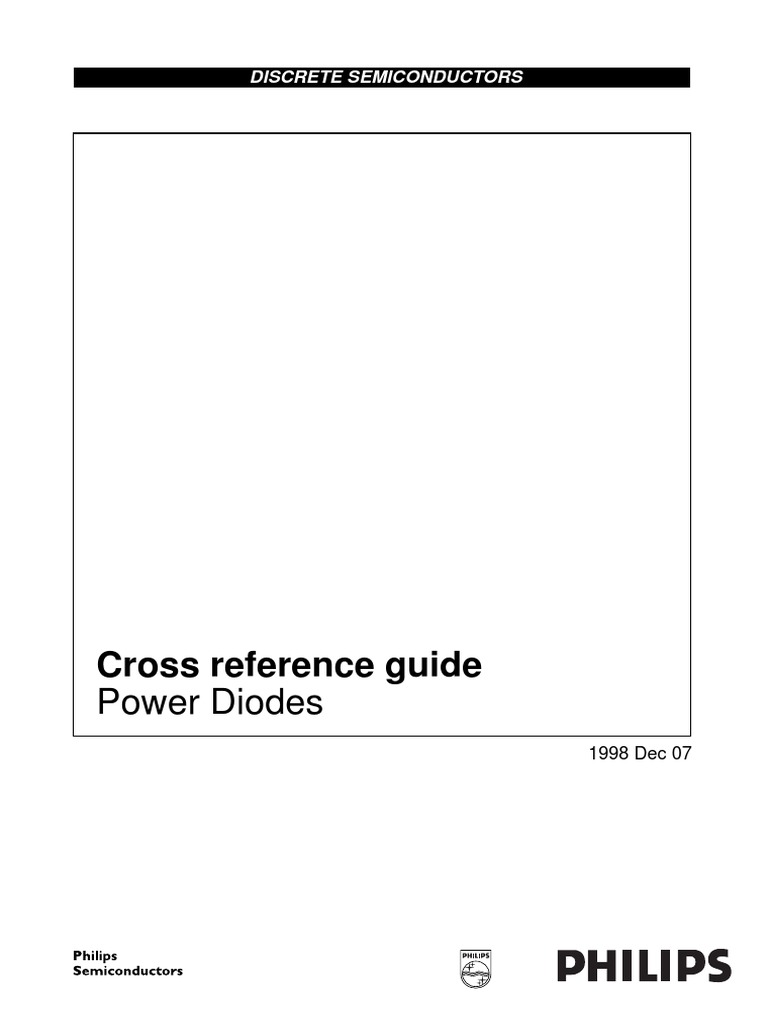 PWR Diode XREF | PDF | Philips | Diode