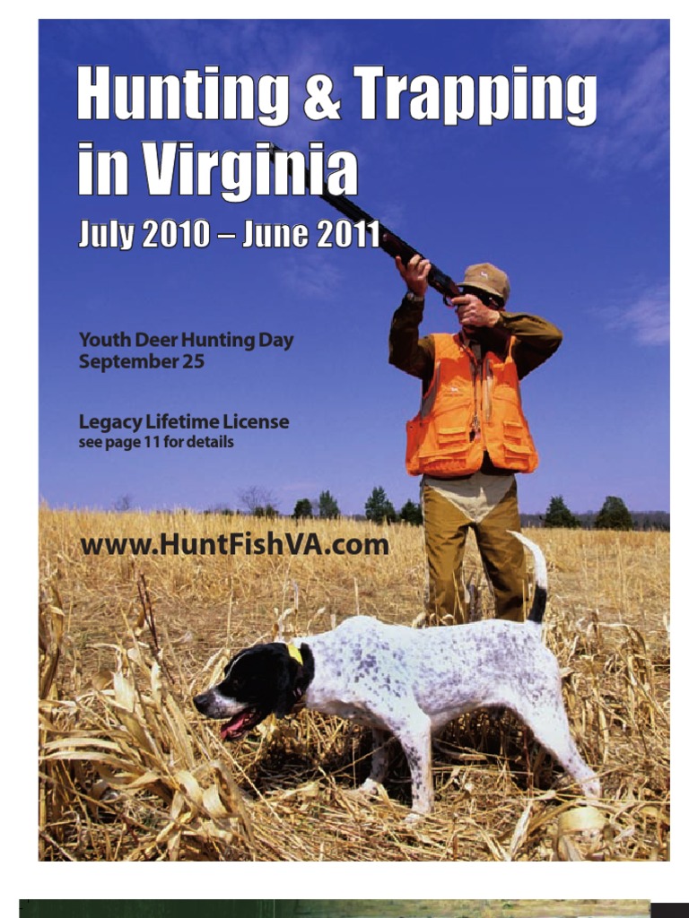 Virginia 2010-2011 Hunting & Trapping Regulations | PDF | Hunting ...