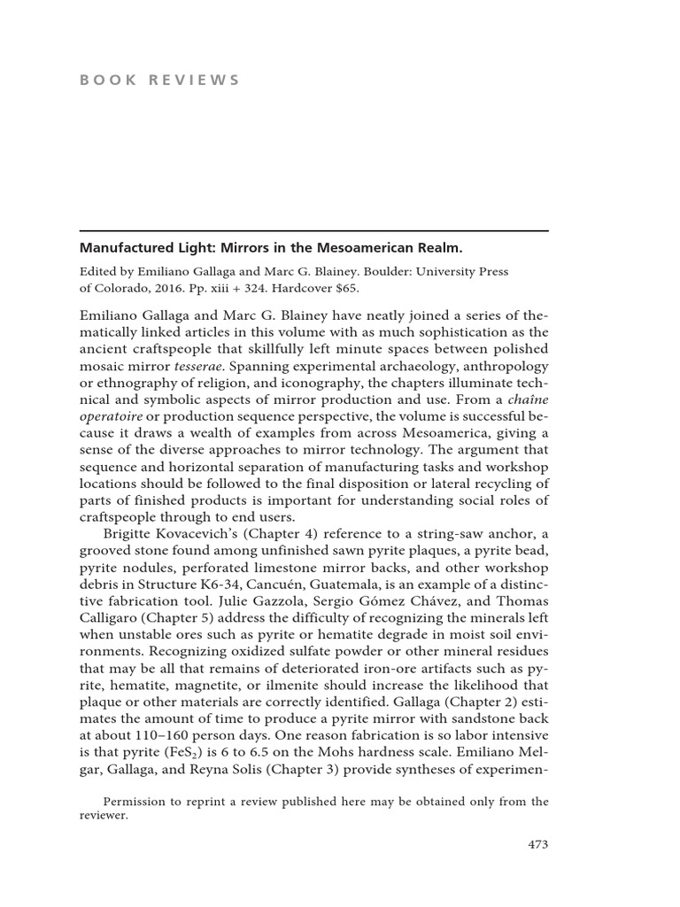 Book Review of Manufactured Light Mirror | PDF | Mirror | Weaving
