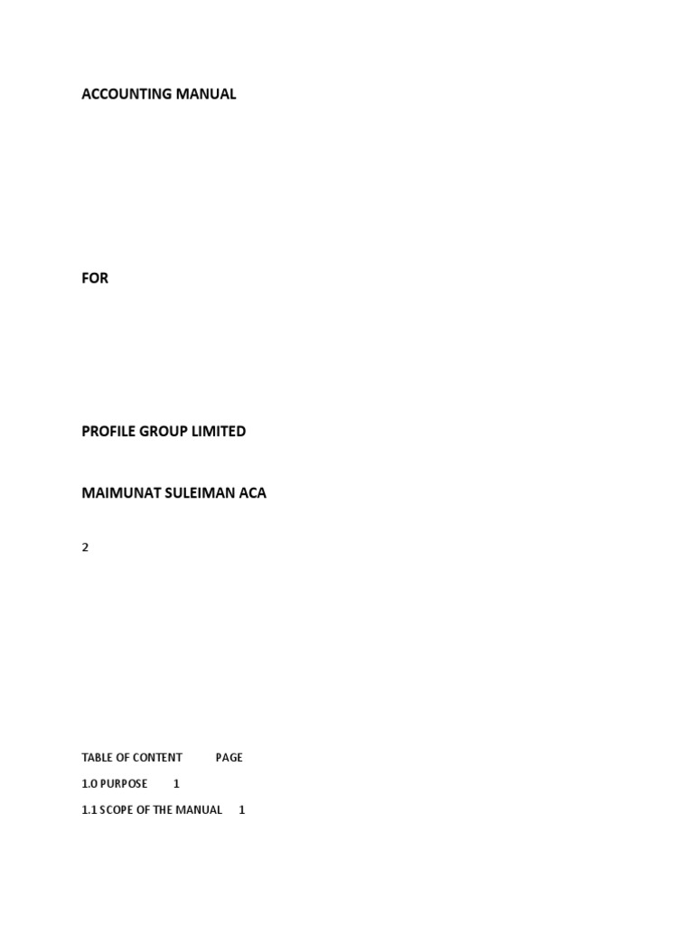 Accounting Manual | PDF | Cheque | Payments