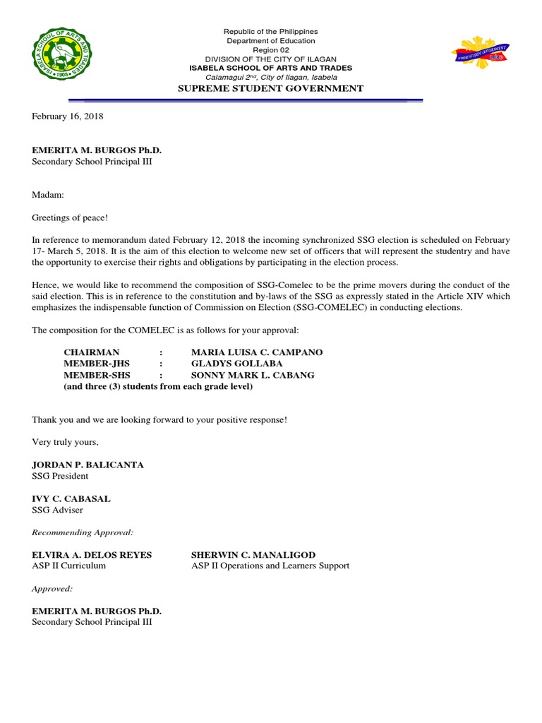 SSG Election | PDF | Constitutional Law | Public Sphere