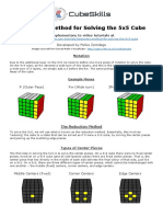 Last Layer Algorithms for 5x5 Cube | PDF | Logic Puzzles | Recreational ...