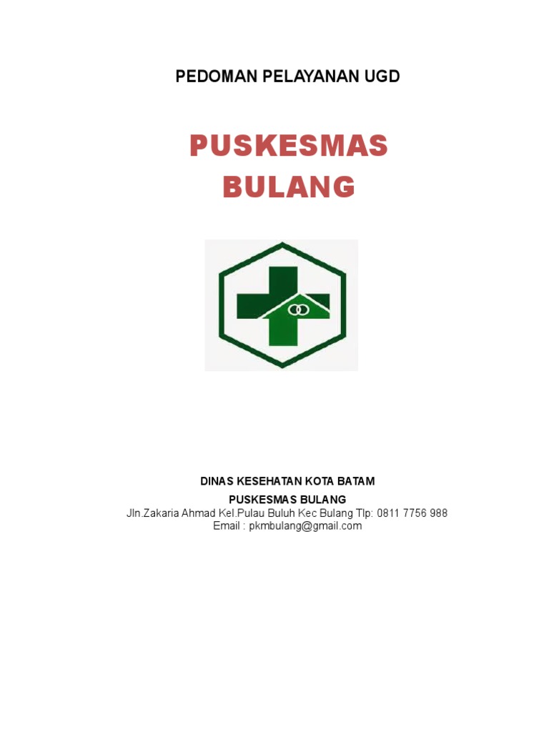 Contoh Pedoman Pelayanan Ugd | PDF