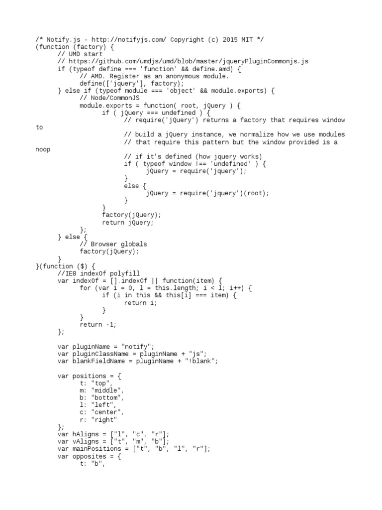Notify Js | PDF | J Query | Bootstrap (Front End Framework)