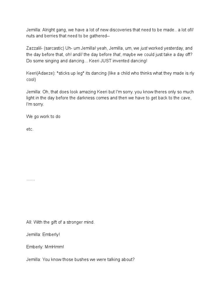 Script For Work | PDF