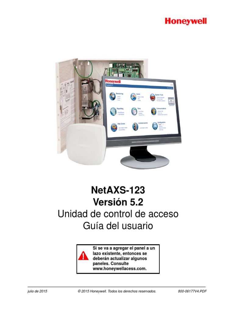 800-06177V4 NetAXS-123 User Guide Spanish | PDF | Point and Click | Red ...