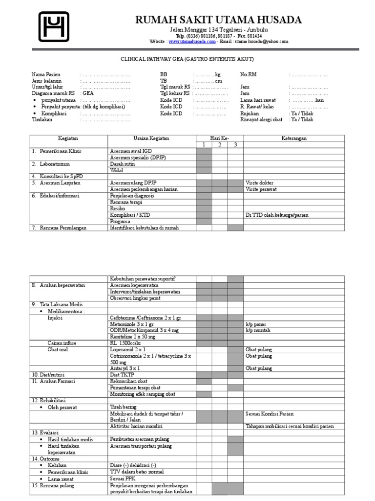 Clinical Pathway GEA | PDF