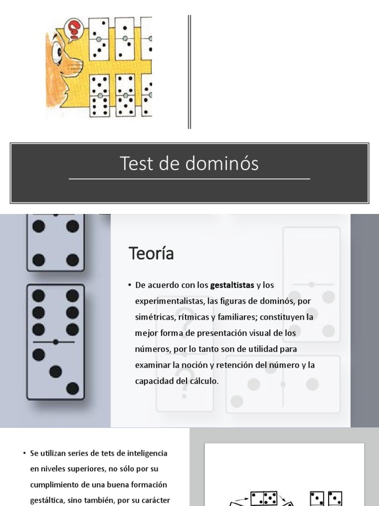 Test de Dominós | PDF | Neurociencia | Psicología Aplicada