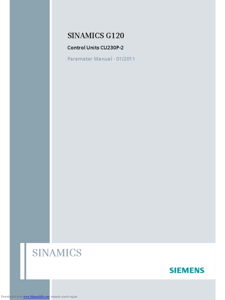 Sinamics g120 | PDF | Parameter (Computer Programming) | Trademark