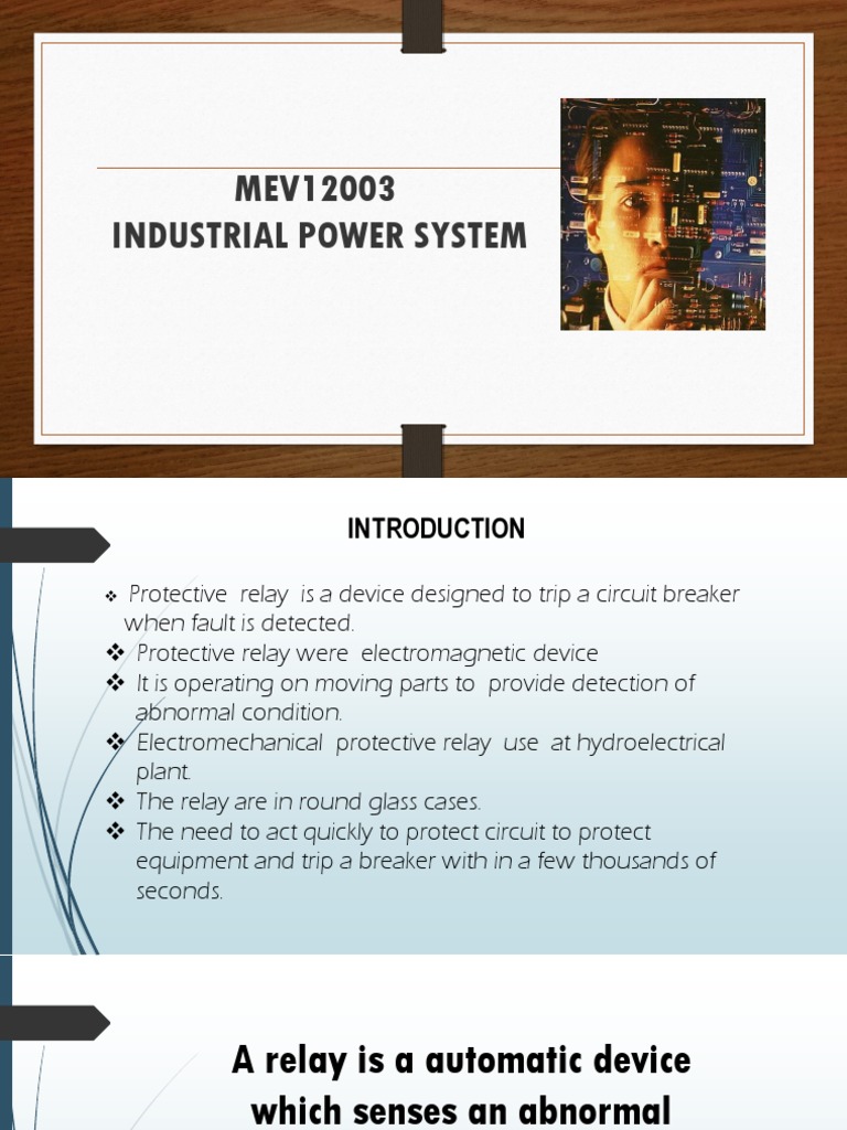 An Overview of Protective Relaying Systems for Equipment Protection in ...