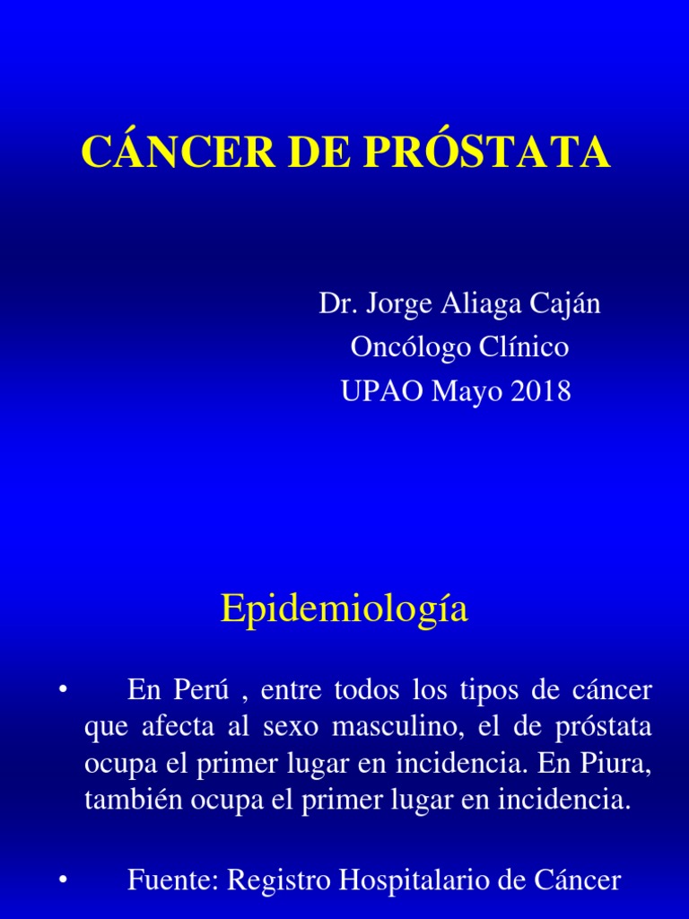 Cancer Prostata | Antígeno prostático específico | Cáncer de próstata