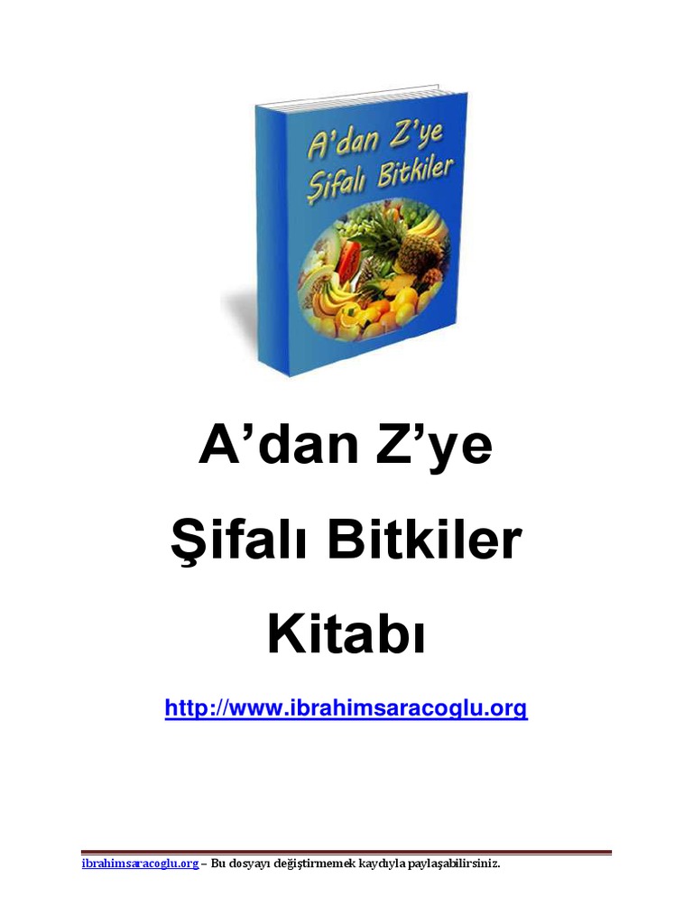 Sifali Bitkiler Kitabi Ibrahim Saracoglu 49713 | PDF