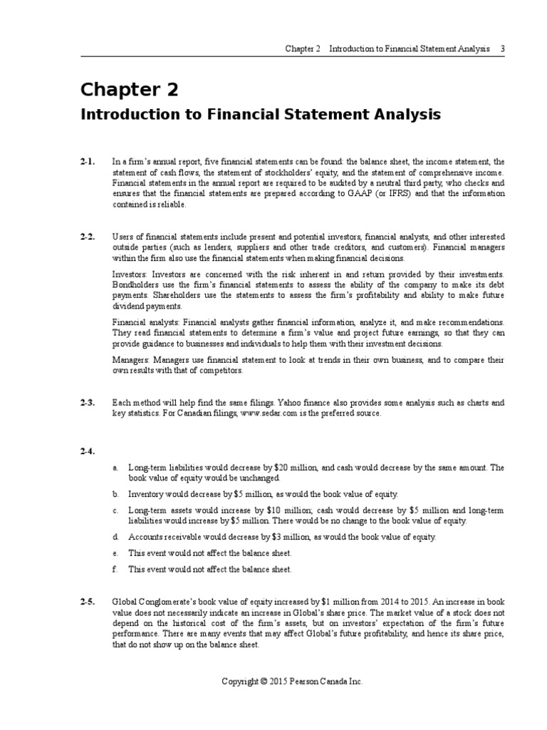 Introduction To Financial Statement Analysis | Download Free PDF | Book ...