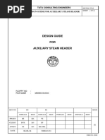Auxiliary Steam Header Design Guide | PDF | Valve | Pipe (Fluid Conveyance)