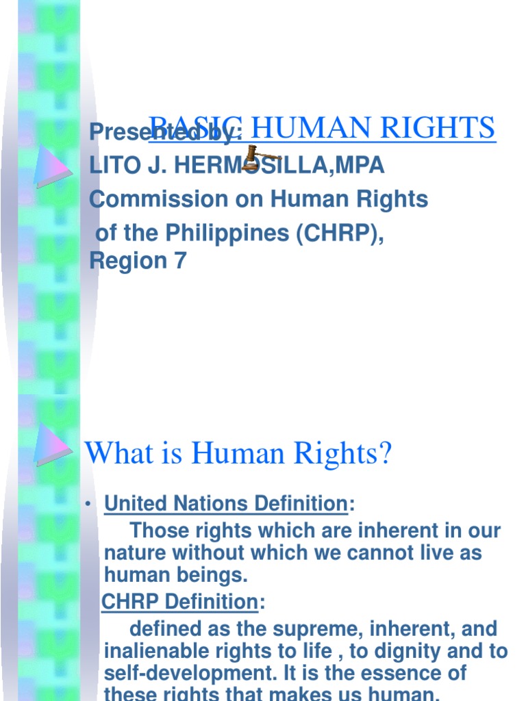 Basic Human Rights - 1 | PDF | Natural And Legal Rights | Human Rights