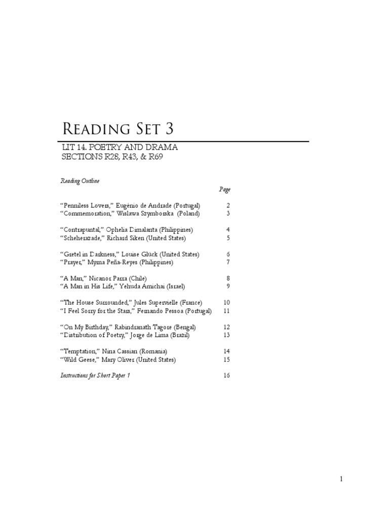 Poetic Voices from Around the World | PDF | Nature