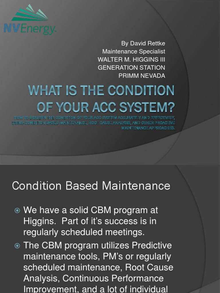 12 What Is The Condition of Your ACC System | PDF | Screw | Crane (Machine)