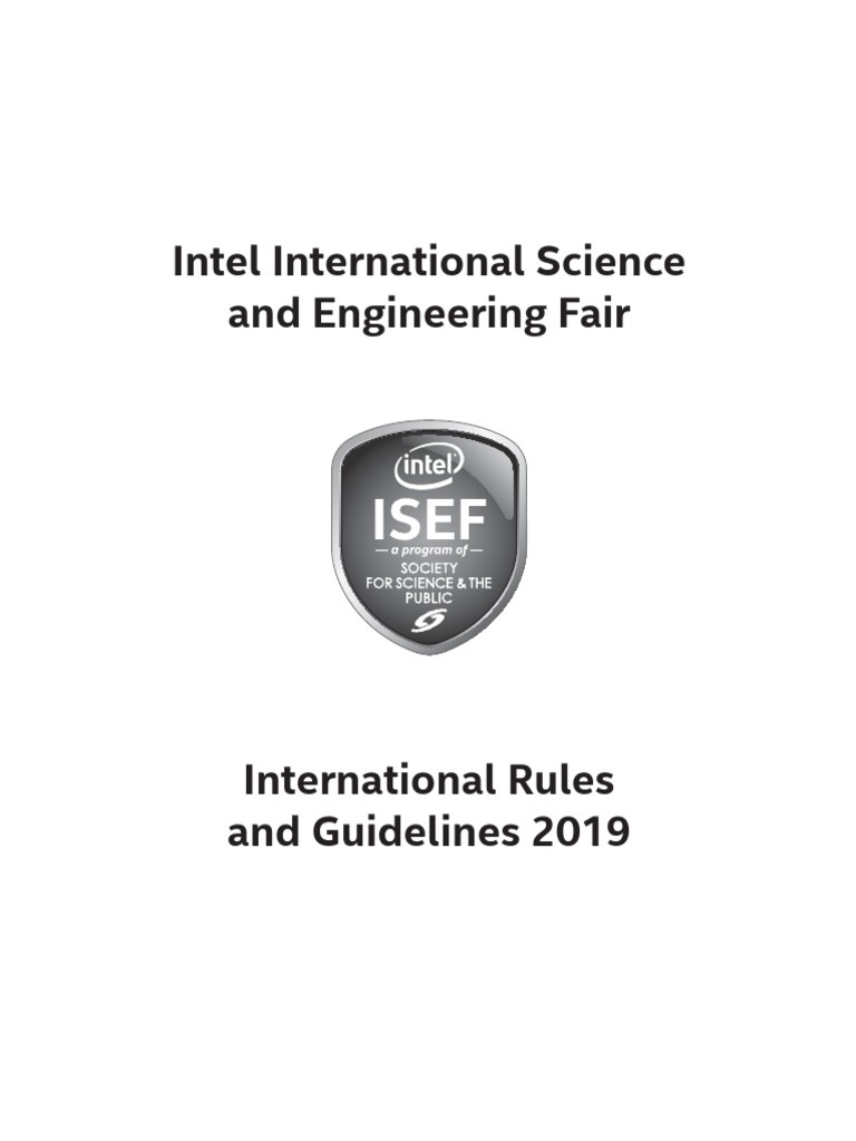 Intel Isef Form | PDF | Institutional Review Board | Science