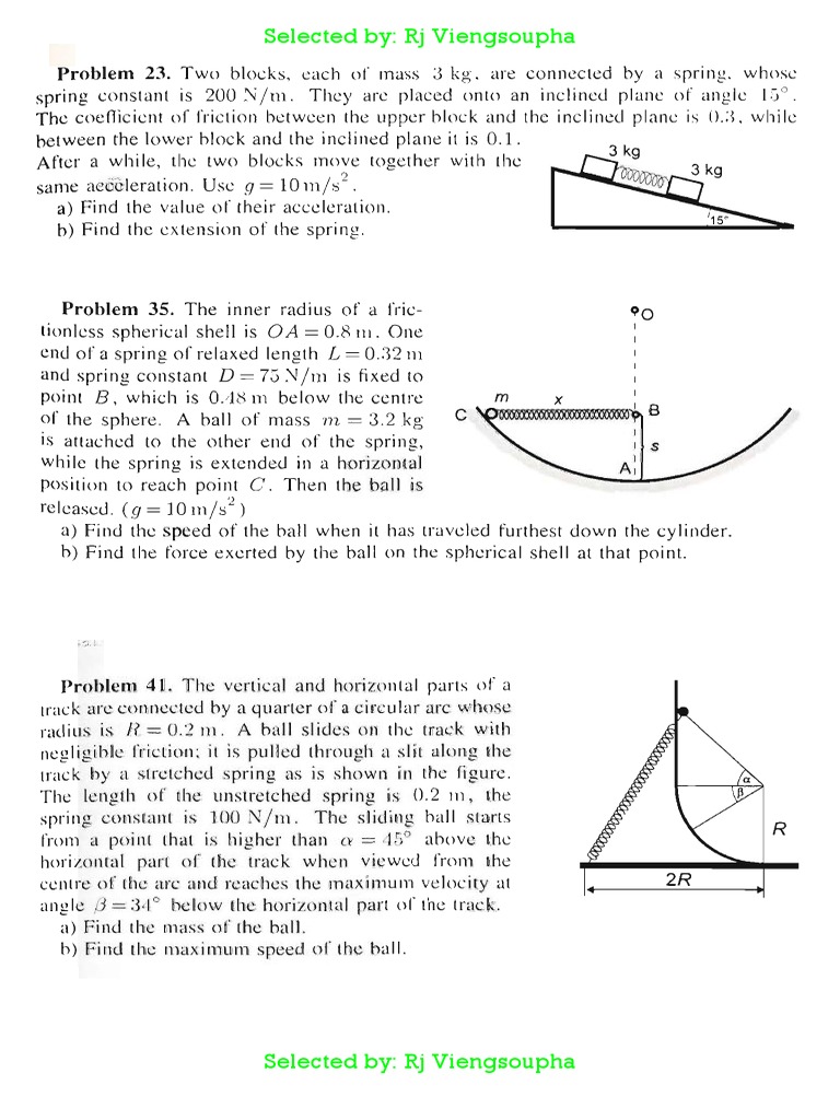 13 Spring Problems and Solutions For MEXT 2019 | PDF | Geometric ...