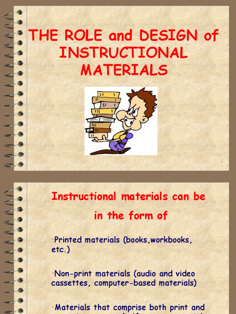 Designing Effective Instructional Materials | PDF | Communication ...