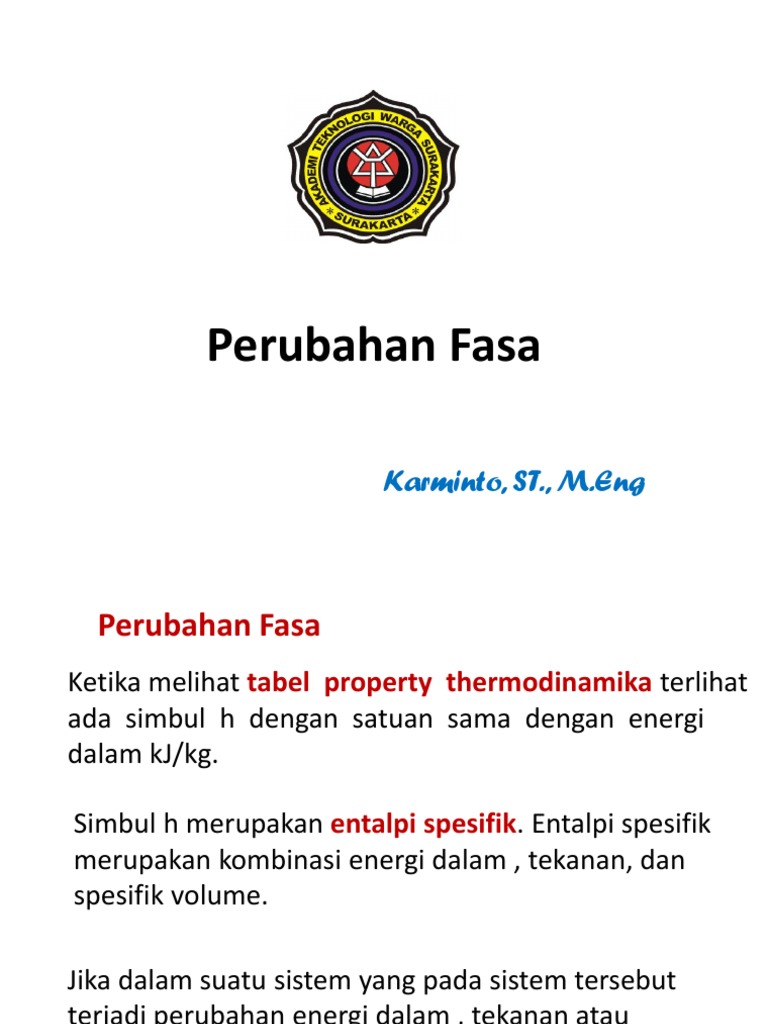 Perubahan Fasa | PDF