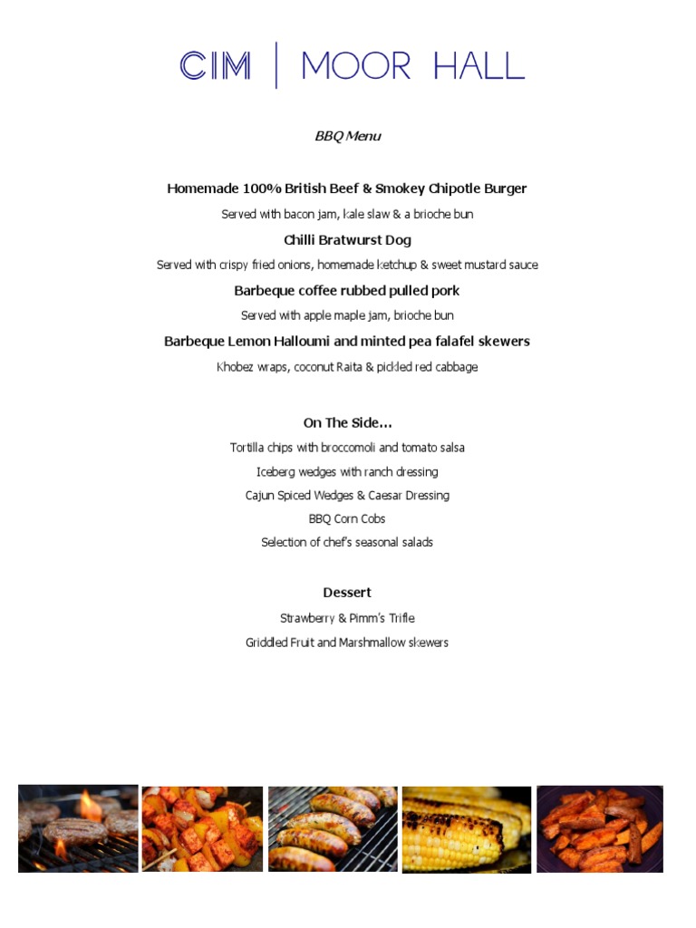 BBQ Menu PDF | PDF