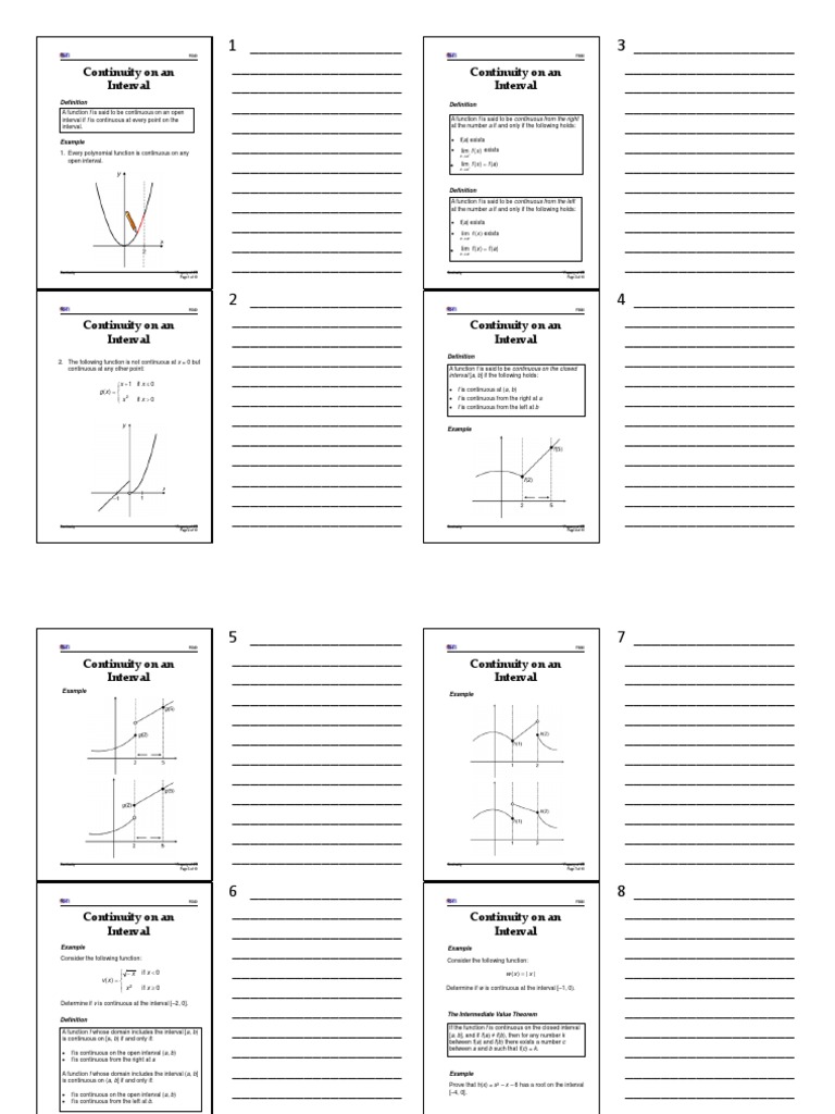 Week 6 Sessions 20-23 Slides 1-10 Continuity | PDF | Trigonometric ...